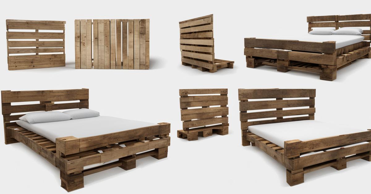 Łóżko z palet: Europalety i Drewnopak w Twojej Sypialni